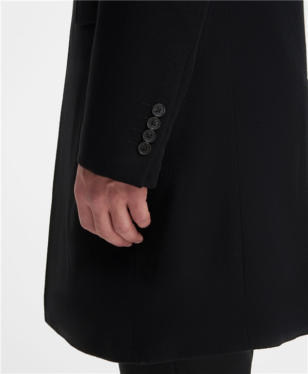 Пальто однобортное из мягкой ворсовой ткани с добавлением кашемира и ...