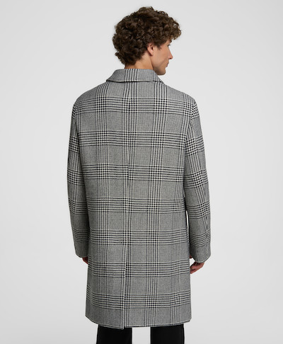 Удлиненное пальто из твида в сером цвете CT-0109 GREY- купить в ...