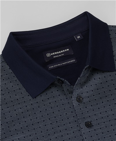 Рубашка поло прямого кроя из мерсеризованного волокна, 100% хлопок в ...