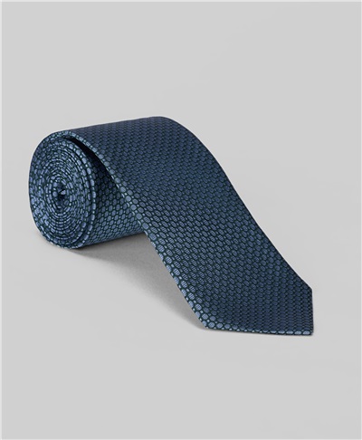 Галстук шёлковый жаккардовый с подкладкой из той же ткани в зелёном ...